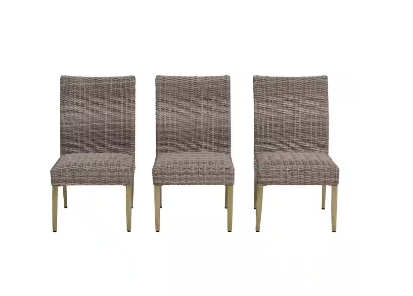 Solace Hill 9-Piece Padded Wicker Outdoor Dining Set – Prestige Patio