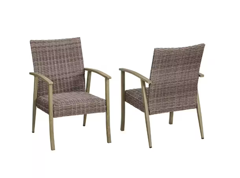 Solace Hill 9-Piece Padded Wicker Outdoor Dining Set – Prestige Patio
