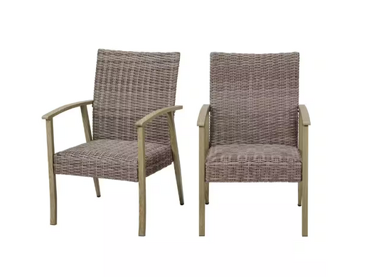 Solace Hill 9-Piece Padded Wicker Outdoor Dining Set – Prestige Patio